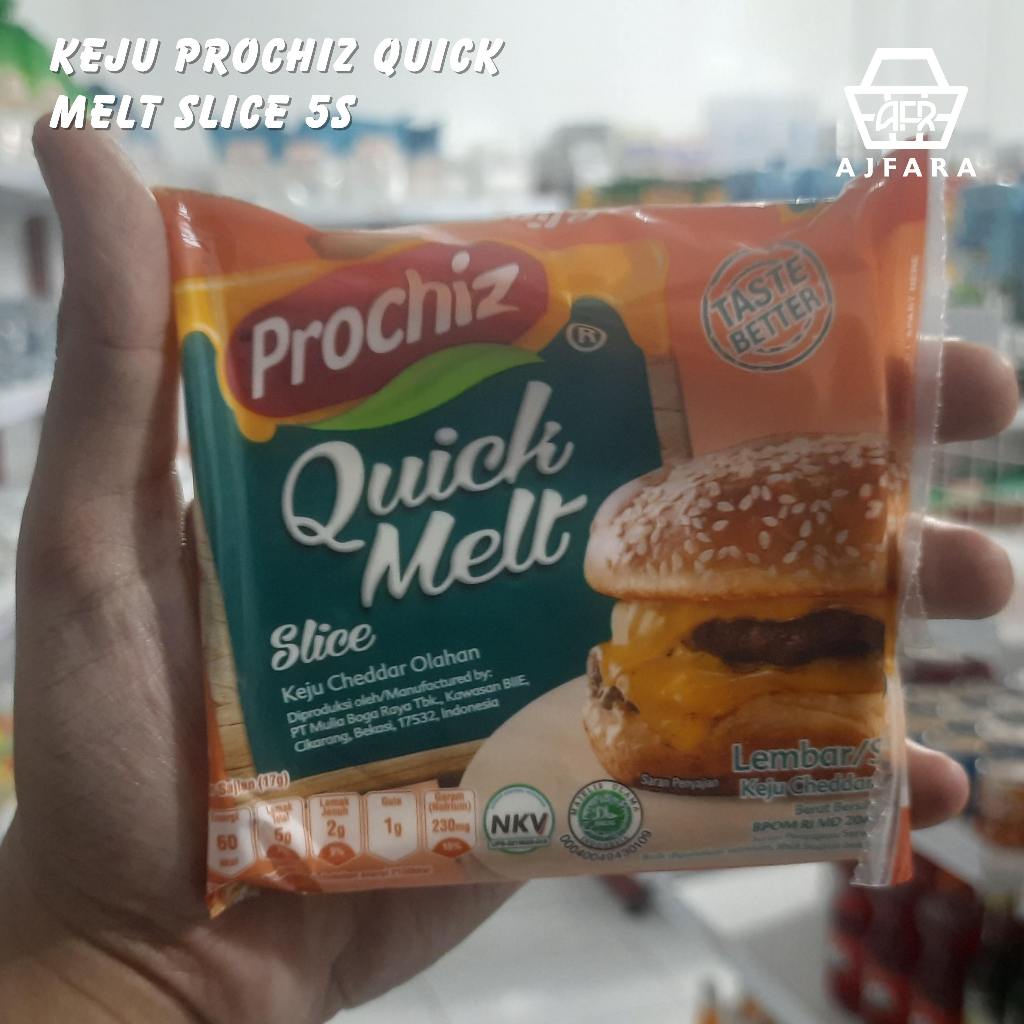 Jual Prochiz Keju Quick Melt Slice 5S 85g, Prochiz Keju Slice Gold 12S ...