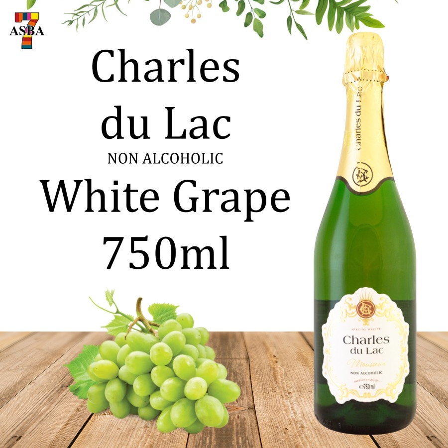 Jual CHARLES DU LAC WHITE GRAPE 750ML | Shopee Indonesia