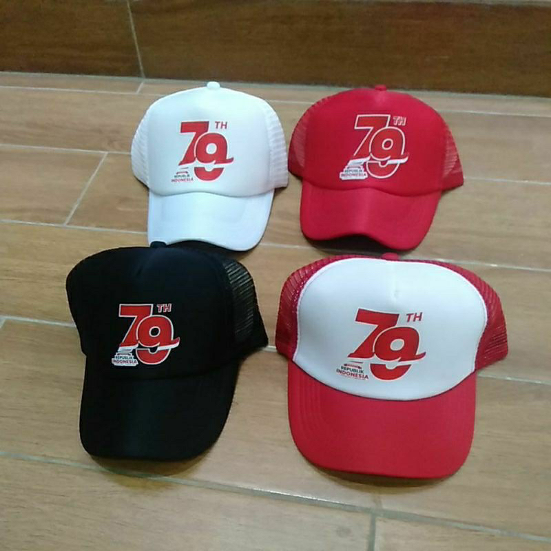 Jual Topi Hut Ri Indonesia Topi kemerdekaan 78 Topi Merah Putih topi ...