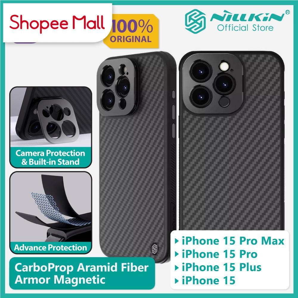 Jual Case iPhone 15 Pro Max / 15 Pro / 15 Plus / 15 Nillkin CarboProp ...