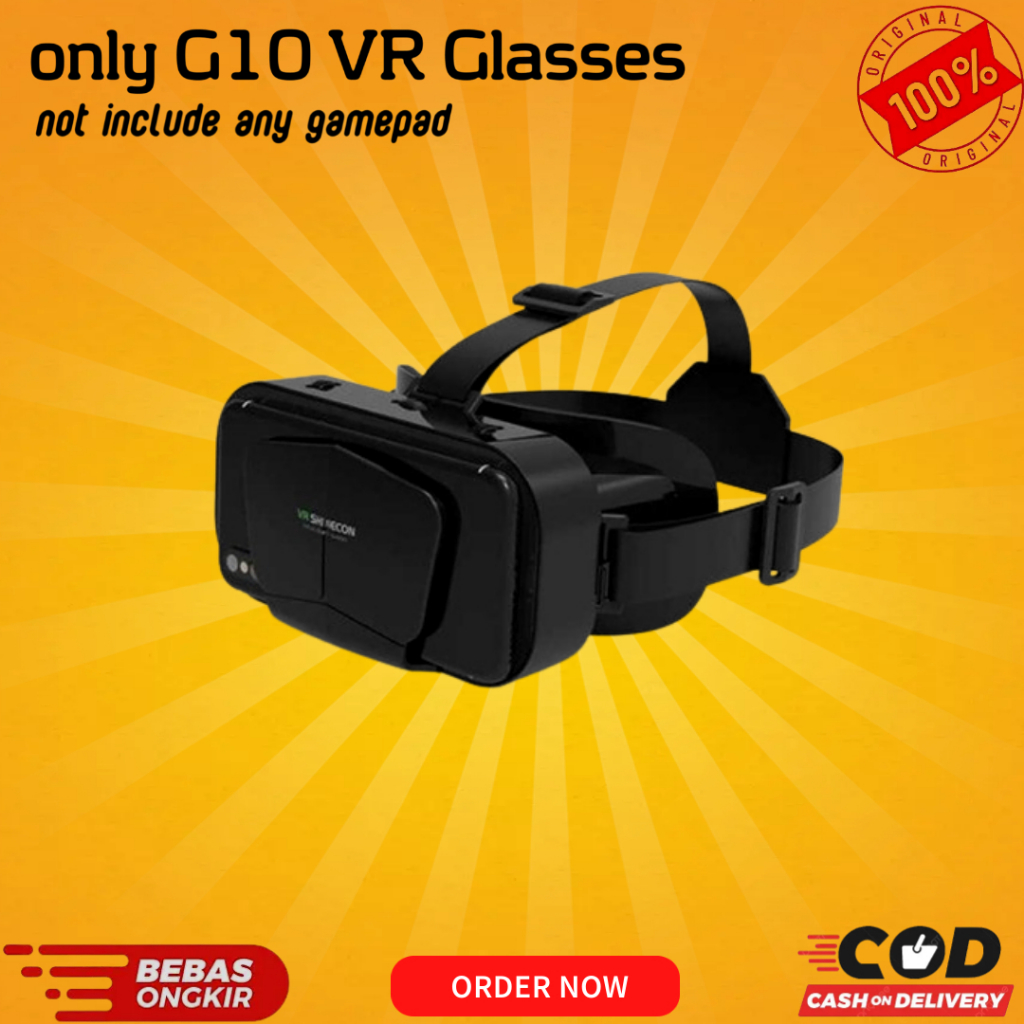 Jual Shinecon VR Box IMAX Giant Screen Virtual Reality Glasses - G10 ...