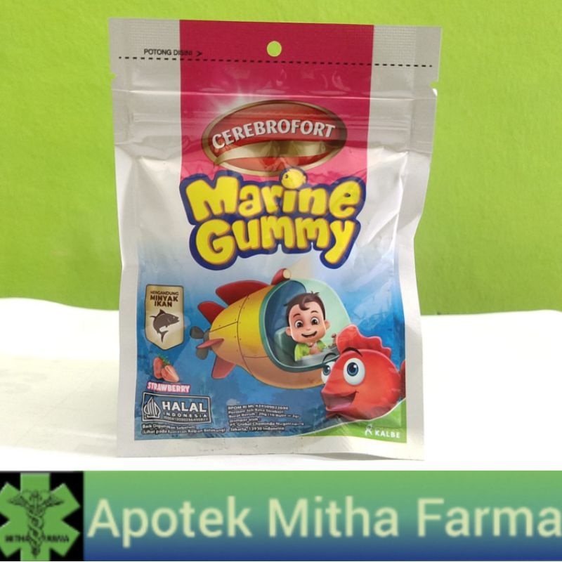 Jual CEREBROFORT MARINE GUMMY SACHET | Shopee Indonesia