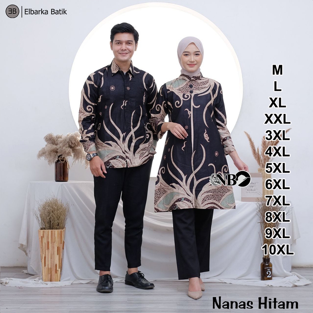 Jual Batik Sarimbit - Couple Atasan Batik Jumbo - Kemeja Lengan Pendek/Panjang - Tunik Cardi ...