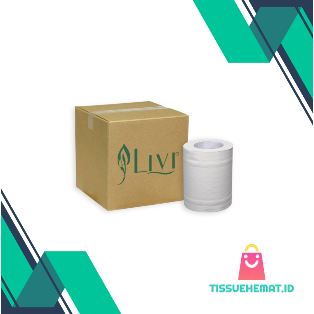 Jual Tissue Gulung Toilet LIVI Eco Smart Due isi 205 lembar (2ply ...
