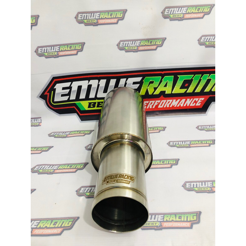 Jual KNALPOT Mobil EMWE RACING FULL STENLIS Gahar Kering Inlet 2inc ...