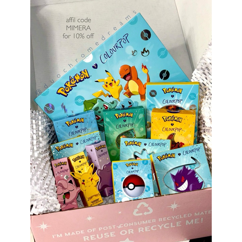 Jual (READY) Pokemon X ColourPop Collection | Shopee Indonesia
