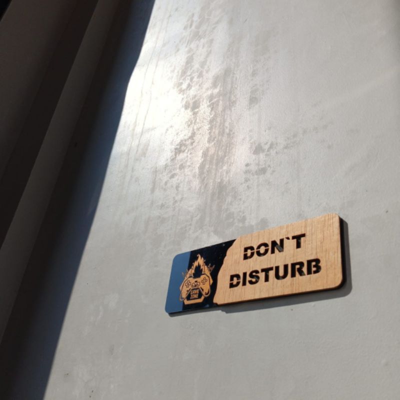 Jual SignBoard Dilarang Berisik | Signage Don't Disturb Kombinasi Kayu Dan Acrylic | Shopee ...
