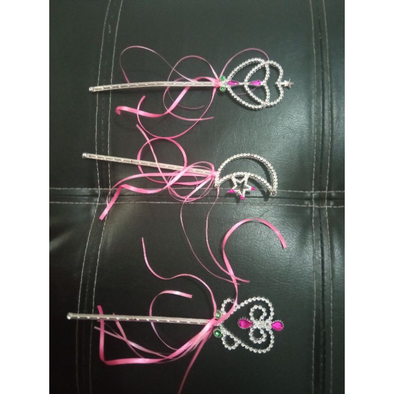 Jual tongkat peri pendek angel wand tongkat princess pita | Shopee ...