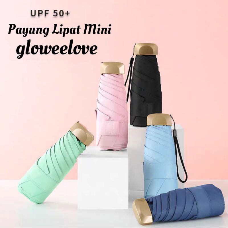 Jual Payung lipat mini,payung kecil UPF50 anti UV sinar matahari ...