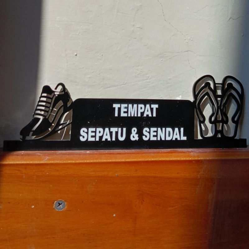 Jual Sign Tempat Sepatu Dan Sandal | Tanda Petunjuk Tempat Sepatu ...