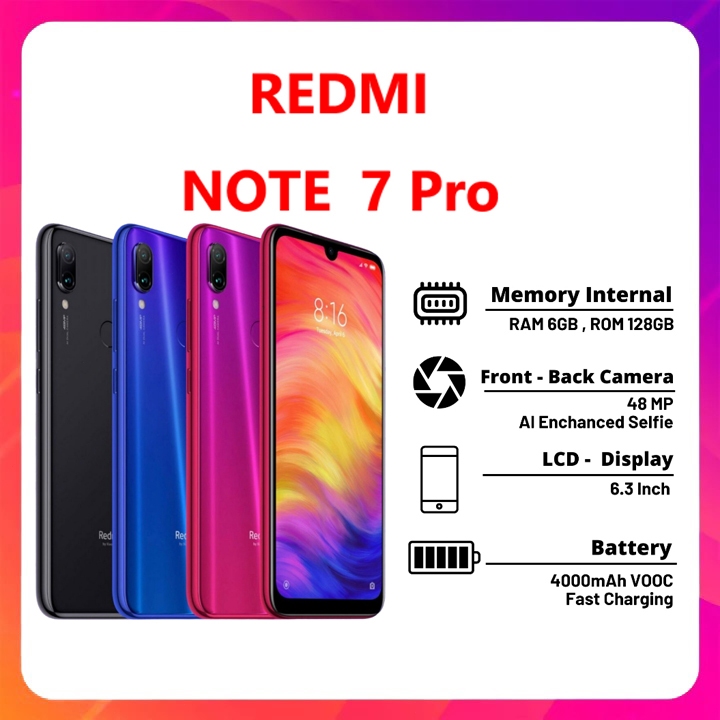 Jual HP Xiaomi Redmi Note 7 Pro/Xiaomi Redmi Note 9 Ram 6/128GB ...