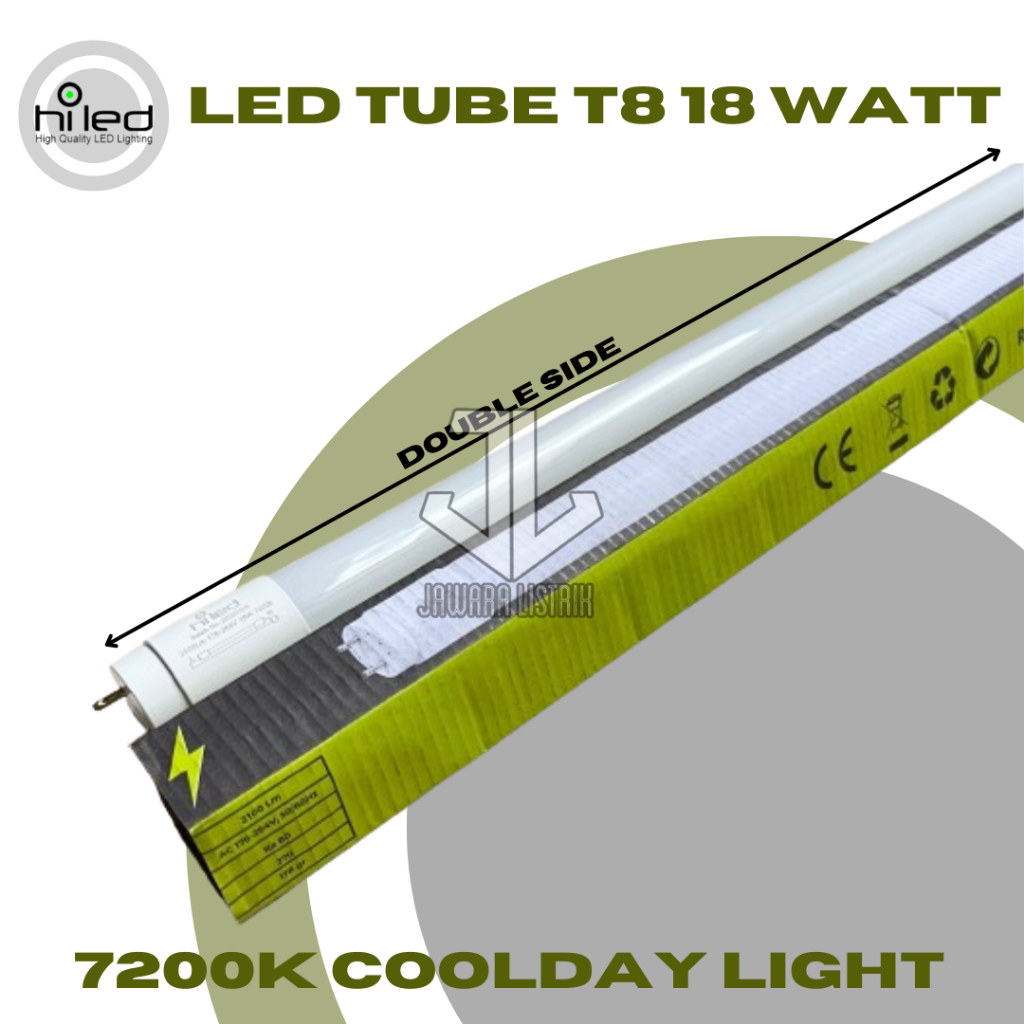 Jual HI LED TL TUBE LIGHT LAMPU T8 18 WATT 120CM | Shopee Indonesia