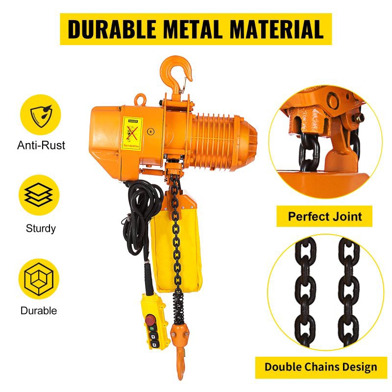 Jual Electric Chain Hoist 2 Ton x 6 Meter 380V 380Phase Double Chain ...