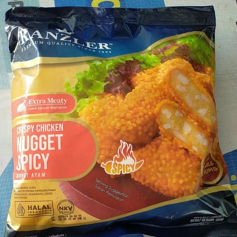 Jual Kanzler Crispy Nugget Spicy 450 gr | Shopee Indonesia