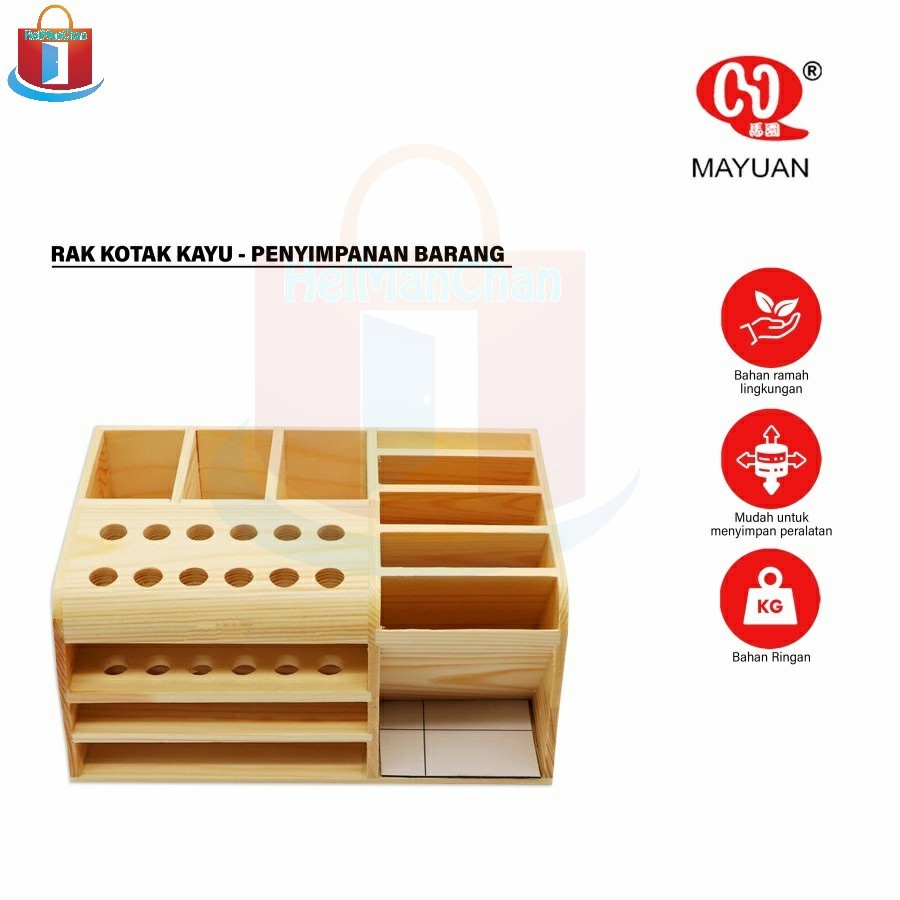 Jual Mayuan Rak kayu penyimpanan Mobile Phone Repair Part Tool Storage ...