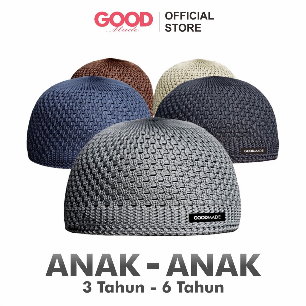 Jual GOOD MADE - [GROSIR] Peci Rajut Anak Elastis + Packing | COD ...