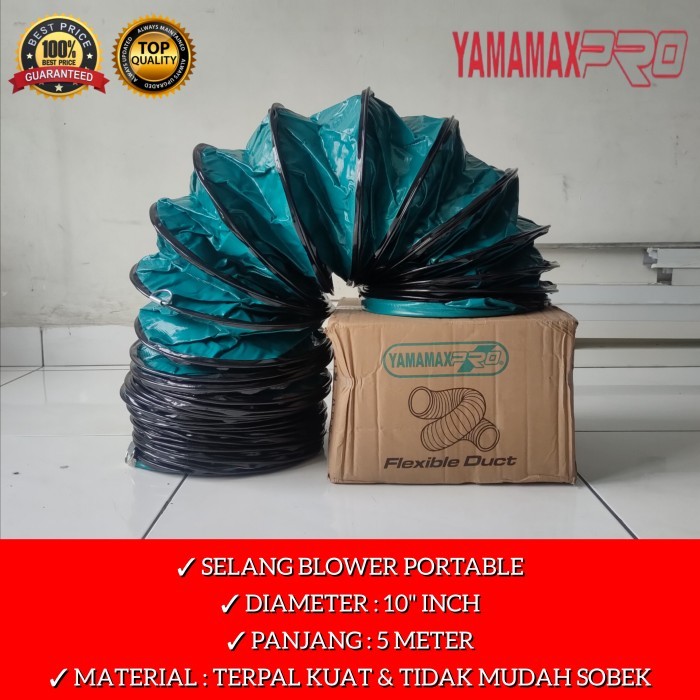 Jual Selang Portable Ventilator 10inch 5 Meter Flexible Hose Exhaust ...