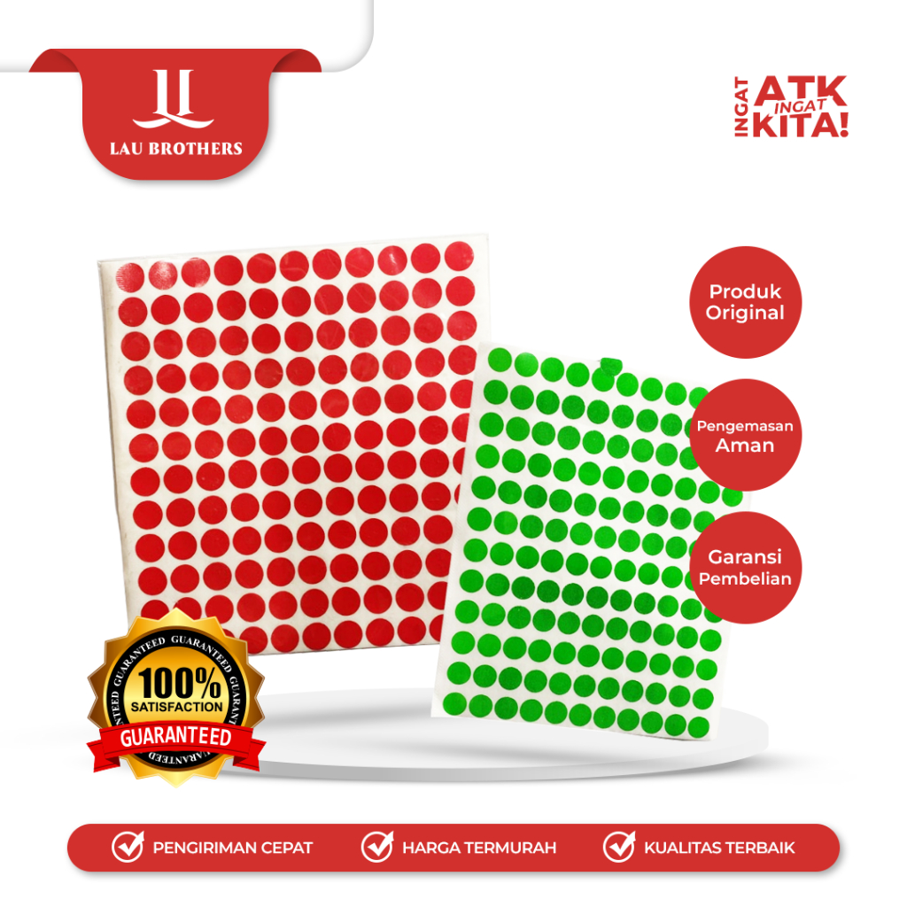 Jual STIKER/ STICKER BULAT (1PACK) | Shopee Indonesia