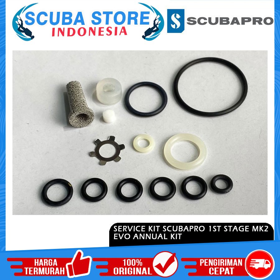 Jual Service Kit 1st First Stage Scubapro MK2 Evo Spare Part Tank Valve Regulator SparePart ...