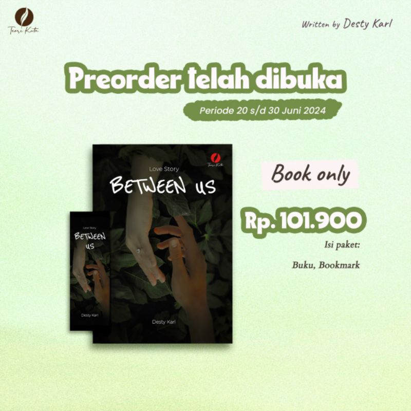 Jual Buku Novel Between Us by Desty Karl (PO) | Shopee Indonesia