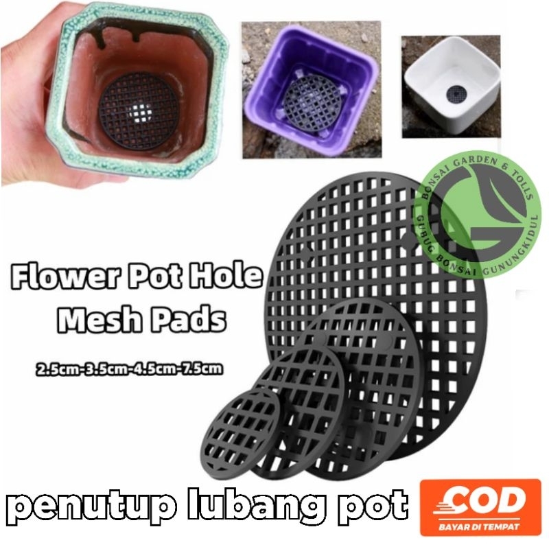Jual alas lubang pot bonsai jaring drainase | Shopee Indonesia