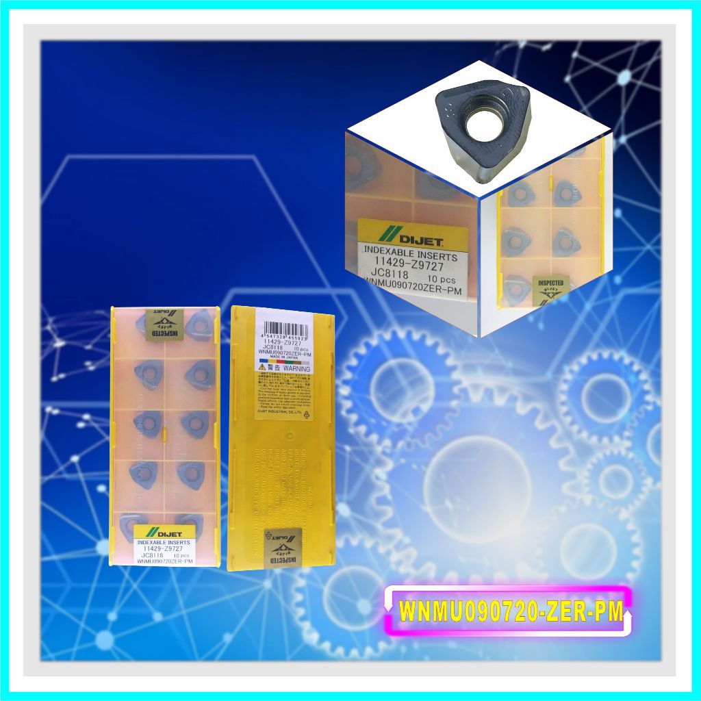 Jual INSERT MILLING WNMU 090720 DIJET HIGH FEED INSERT ORI | Shopee ...