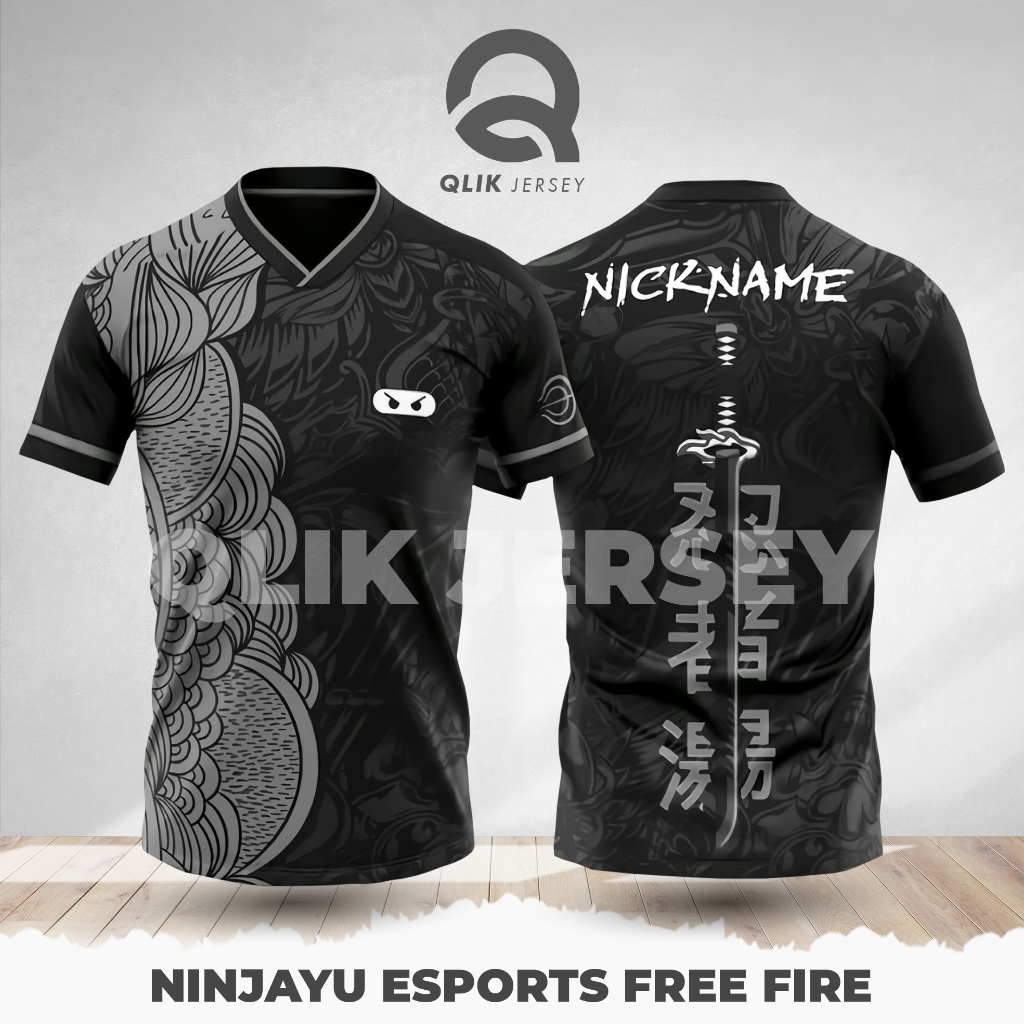 Jual NINJAYU ESPORTS JERSEY FREE FIRE GAME TERBARU | Shopee Indonesia