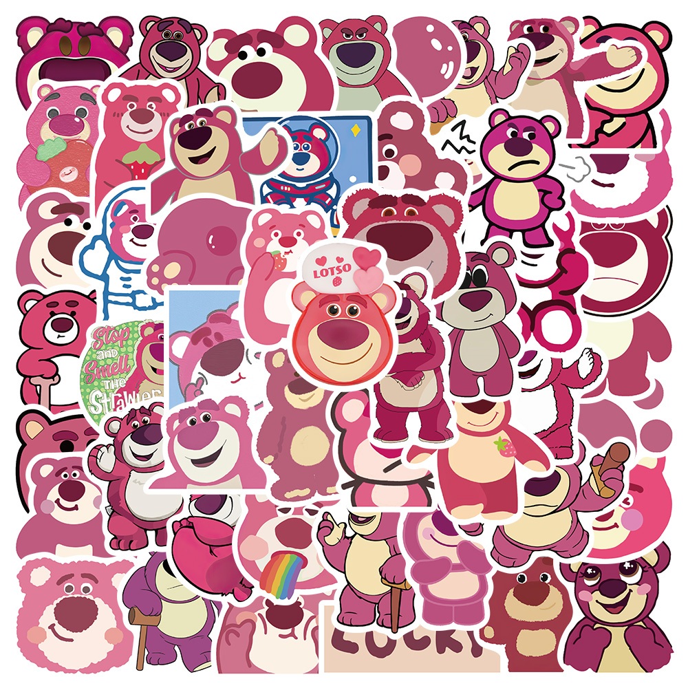 Jual [50PCS]Stiker Disney Kartun Stiker Lotso “Toy Story3” Decal Lucu ...