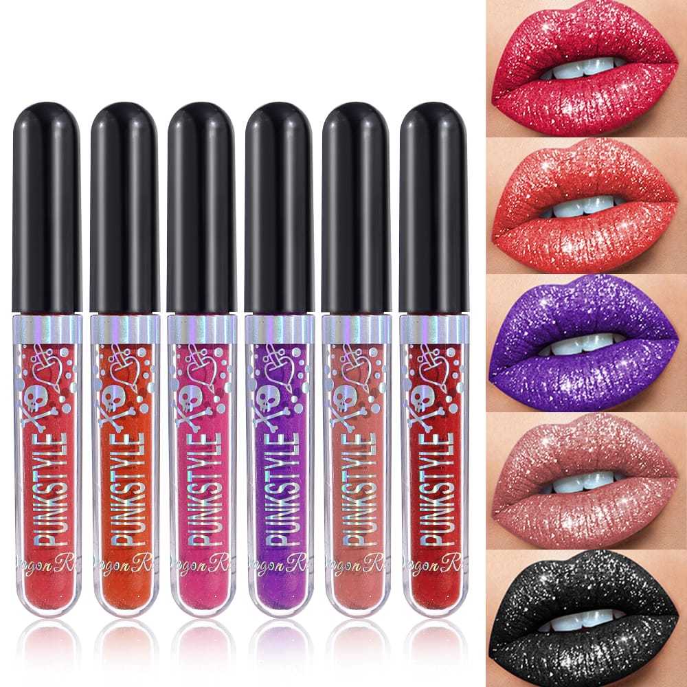Jual LIP GLOSS HITAM PUNK STYLE BERLIAN KILAP DRAGON RANEE SHINE ANTI ...