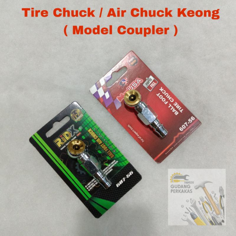Jual Air Chuck Keong Model COUPLER - Tire Chuck Isi Angin Ban Mobil ...