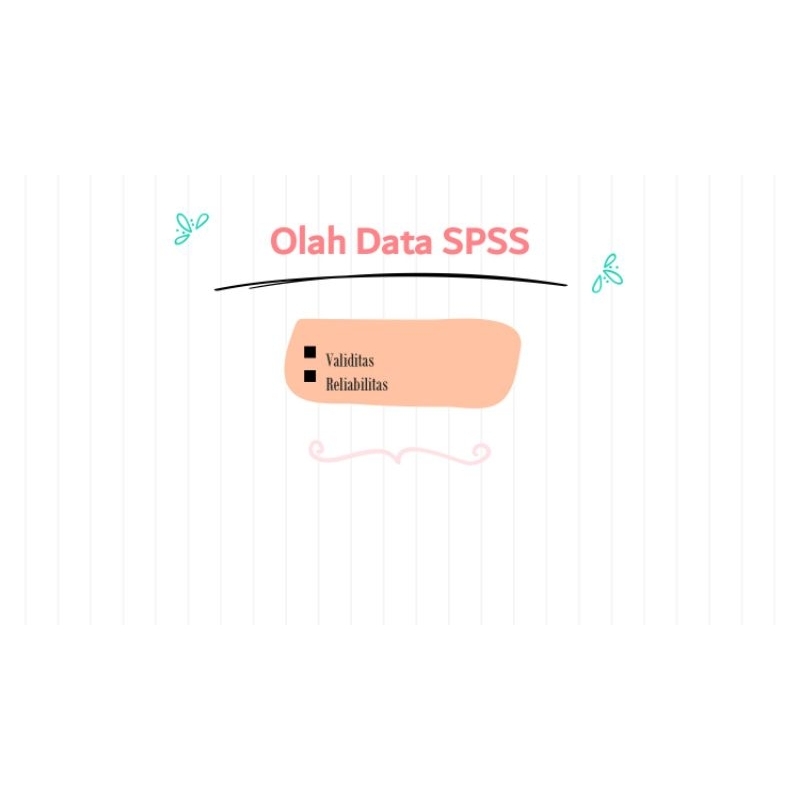 Jual Olah data spss uji instrumen | Shopee Indonesia