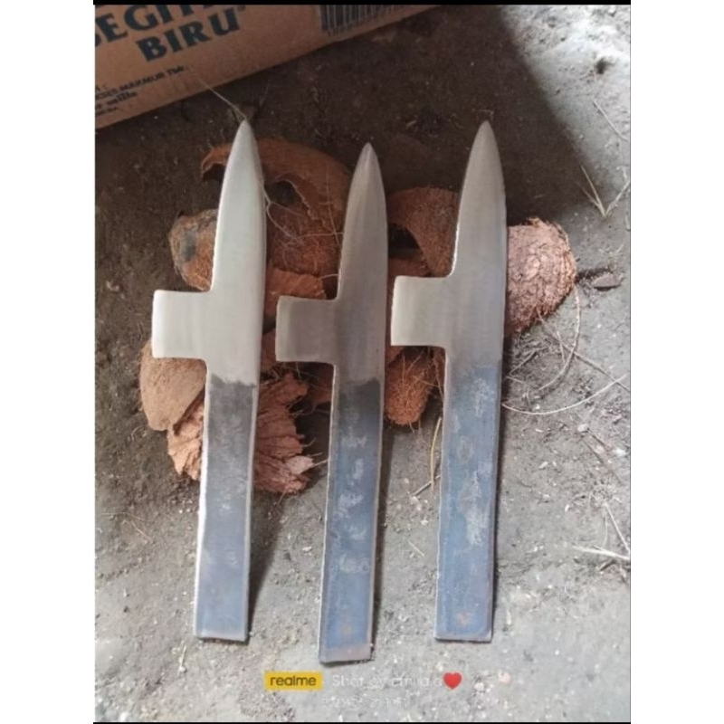 Jual ALAT PENGUPAS BATOK KELAPA PISAU PENGUPAS BATOK KELAPA TAJAM PLAT ...