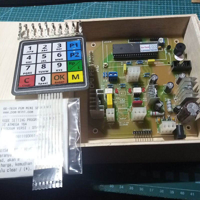 Jual CPU Pom Mini Digital Ac Atmega 16 + Keypad Laminasi | Shopee Indonesia