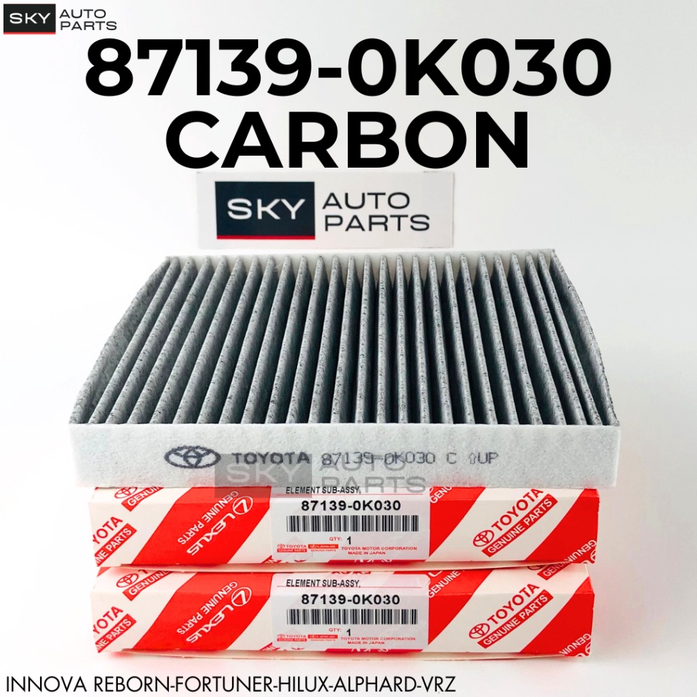 Jual KODE N3O Filter Ac Cabin Carbon Innova Reborn Fortuner VRZ Hilux ...