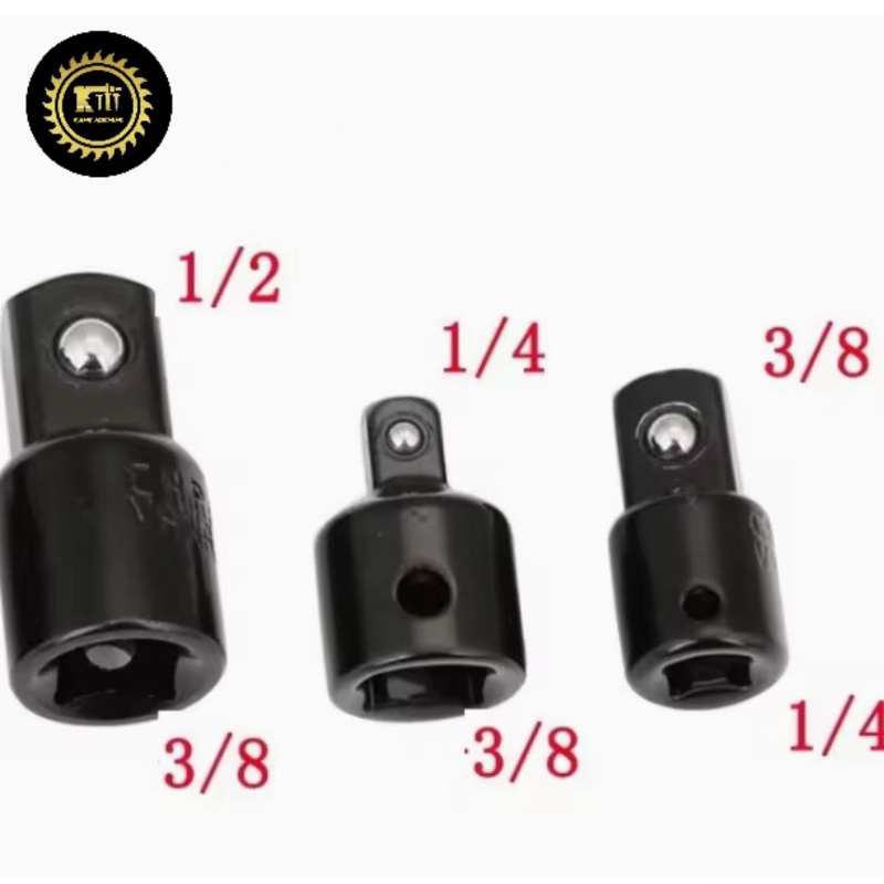 Jual adaptor sambungan kunci shock impact wrench mata shock adapter ...