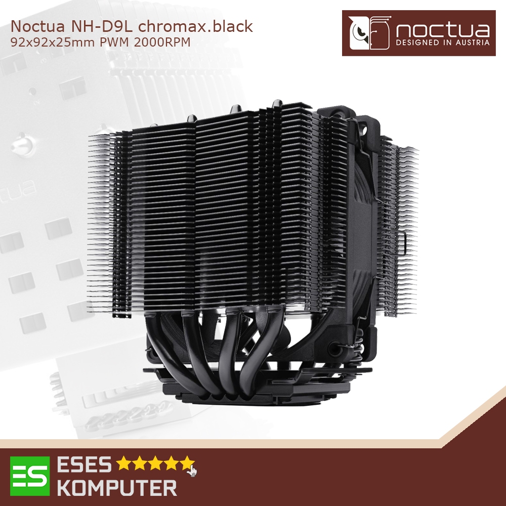 Jual HSF Noctua NH-D9L CH.BK Chromax Black | Twin Tower PWM CPU Air ...