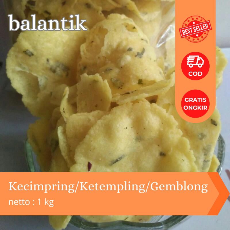 Jual Ketempling / kecimpring / gemblong khas kuningan 1 kg | Shopee ...