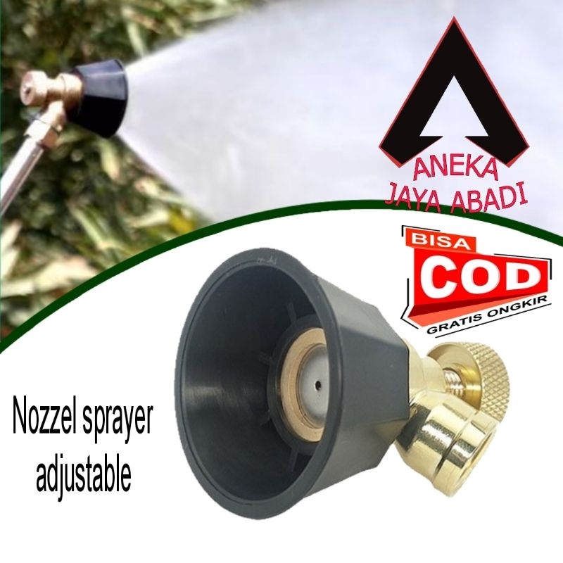 Jual NOZZLE SPRAYER ELEKTRIK ADJUSTABLE SPUYER NOSEL KABUT UJUNG ...
