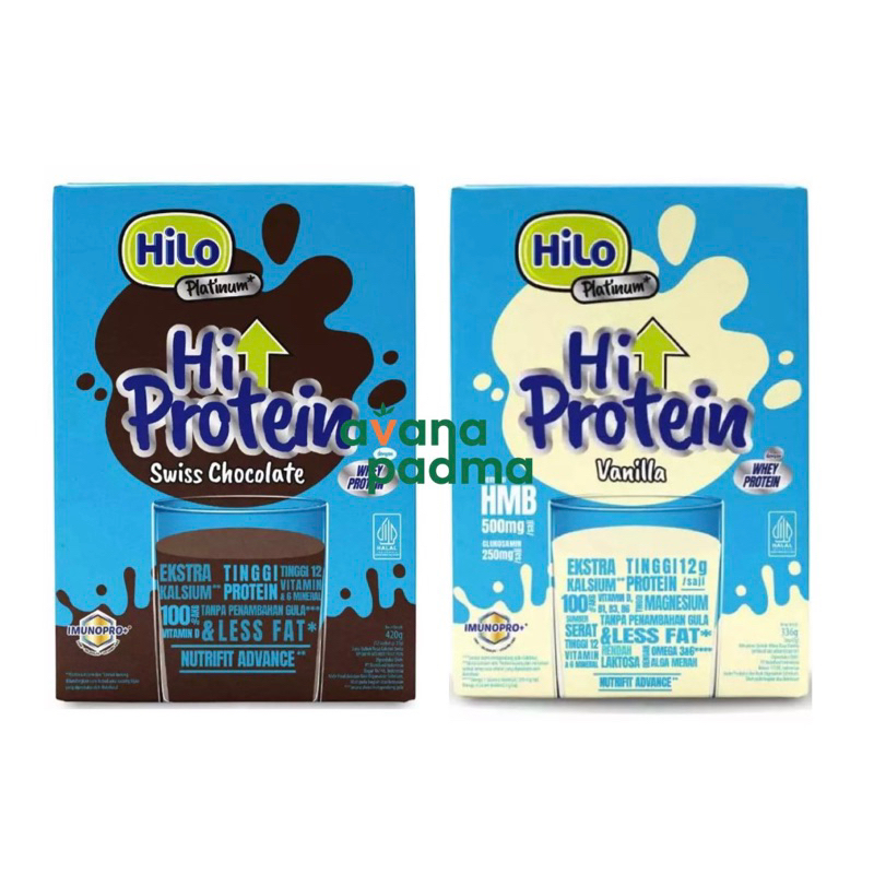 Jual Hilo Platinum Hi Protein (420g) (3 Varian Rasa) | Shopee Indonesia