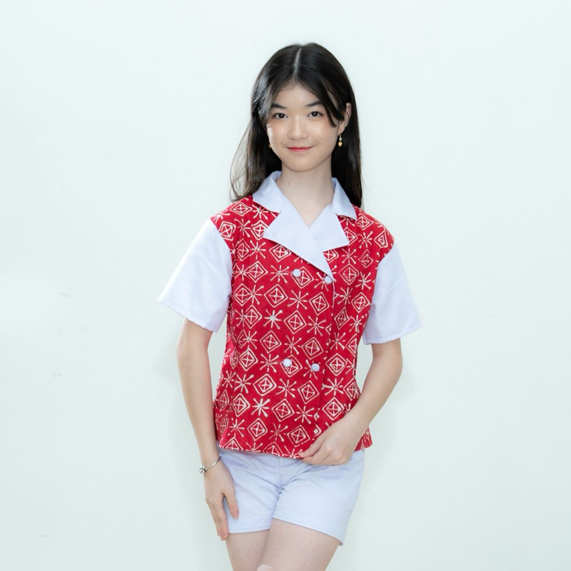 Jual Batik Kids Atasan Batik Anak Vesty Berkancing Berkerah Model Vest ...