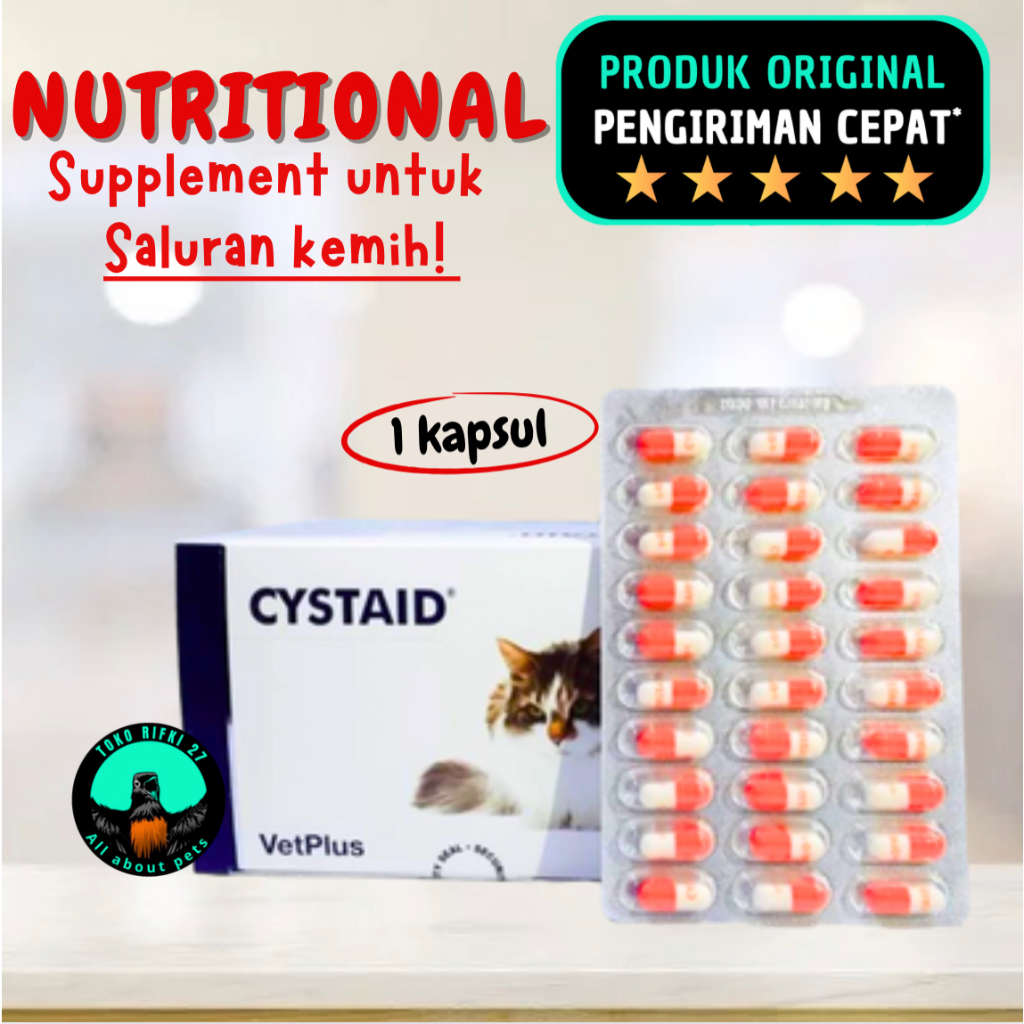 Jual Cystaid Plus Supplement Untuk Masalah Saluran Kemih Kucing ...