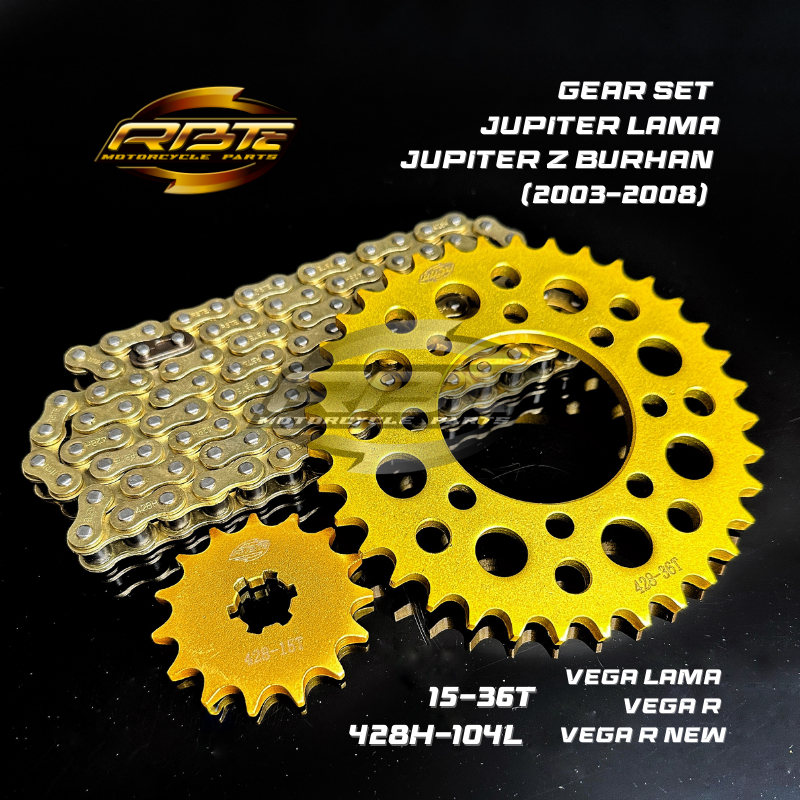 Jual GEAR GIR SET GIR PAKET JUPITER Z BURHAN VEGA R LAMA VEGA R NEW ...