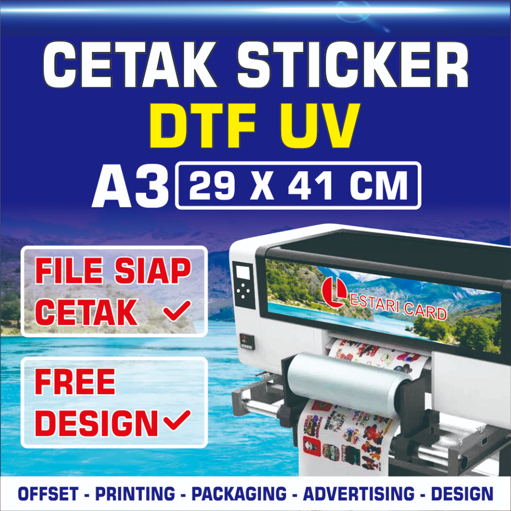 Jual STICKER DTF UV / UV DTV DECAL KERING - FREE DESIGN | Shopee Indonesia
