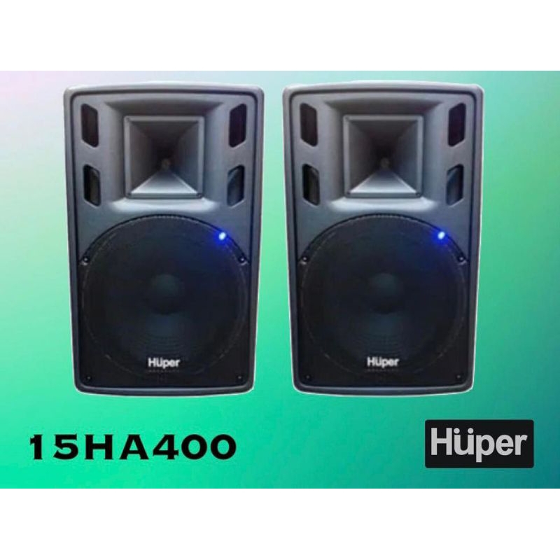 Jual Speaker monitor aktif HUPER 15HA400 15inch HA 400 watt ORI (1SET ...