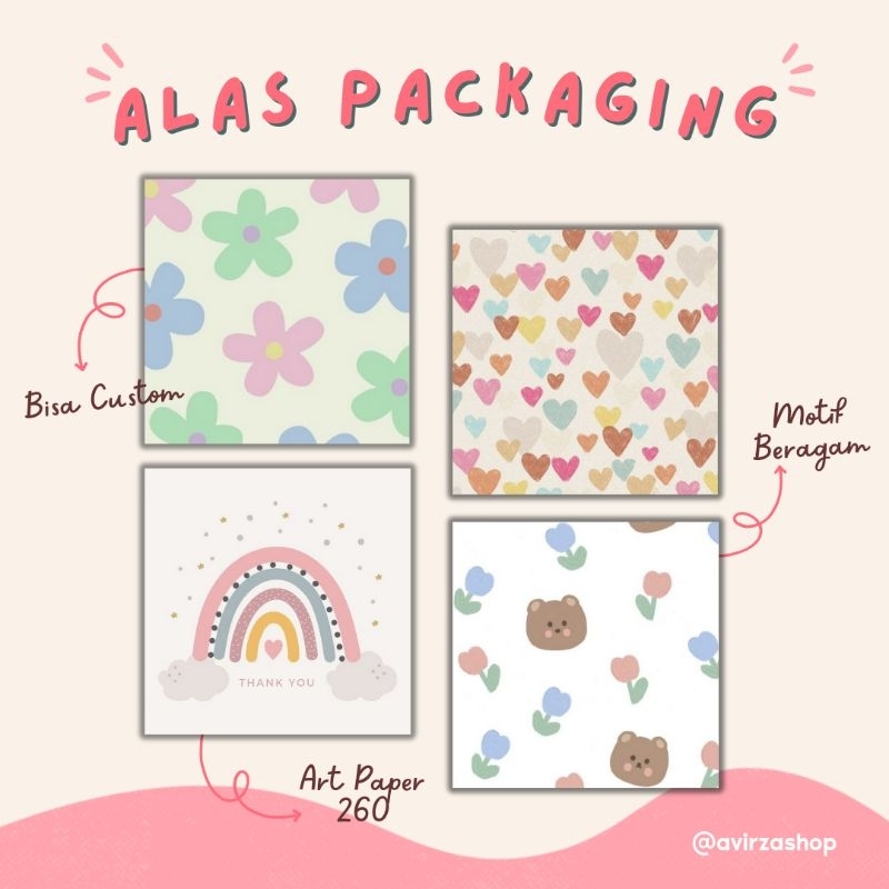 Jual ALAS PACKAGING / ALAS GELANG / ALAS PACKAGING CUTE / ALAS ...