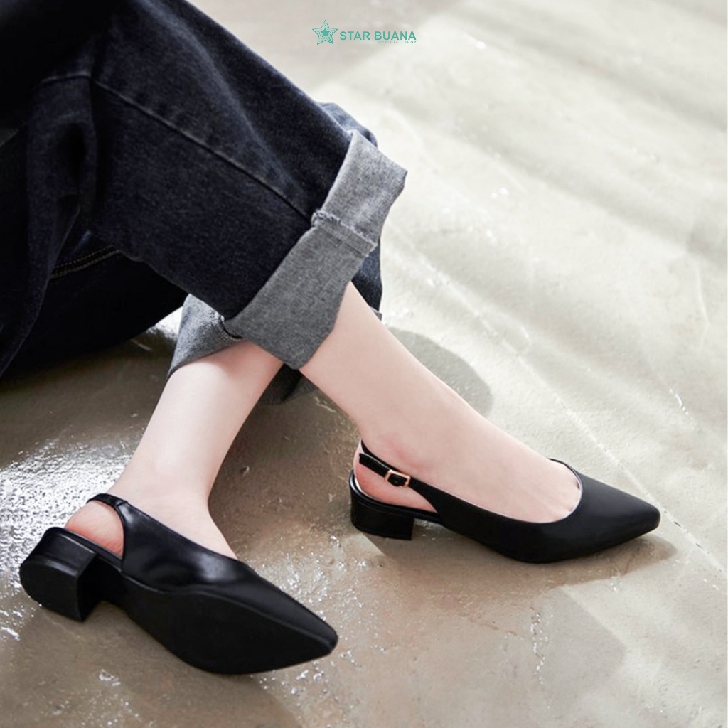 Jual Sandal Heels Mules Wanita Rexa Hak 3 Cm Big Size | Shopee Indonesia
