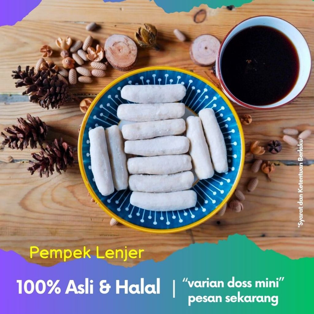 Jual Pempek Lenjer Asli Palembang Varian Doss Kemasan Mini Dijamin ...