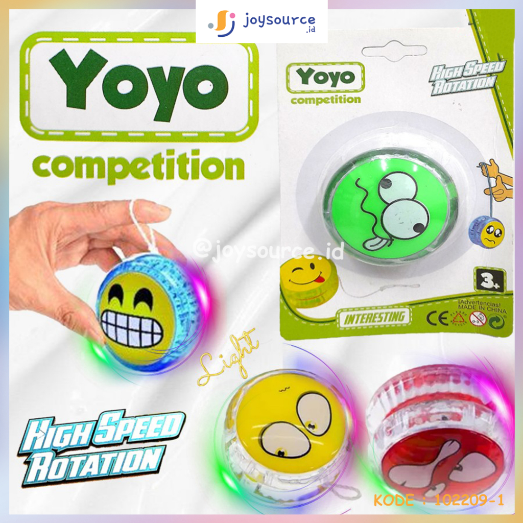 Jual Mainan Yo-Yo Emoticon Motif Gambar Smile Senyum Smiley Face Yoyo ...