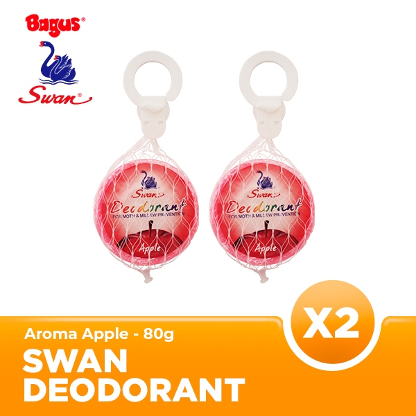 Jual [Twin Pack] Swan Kamper Deodorant Apple/Lemon/Lime 80 gr Kamper ...