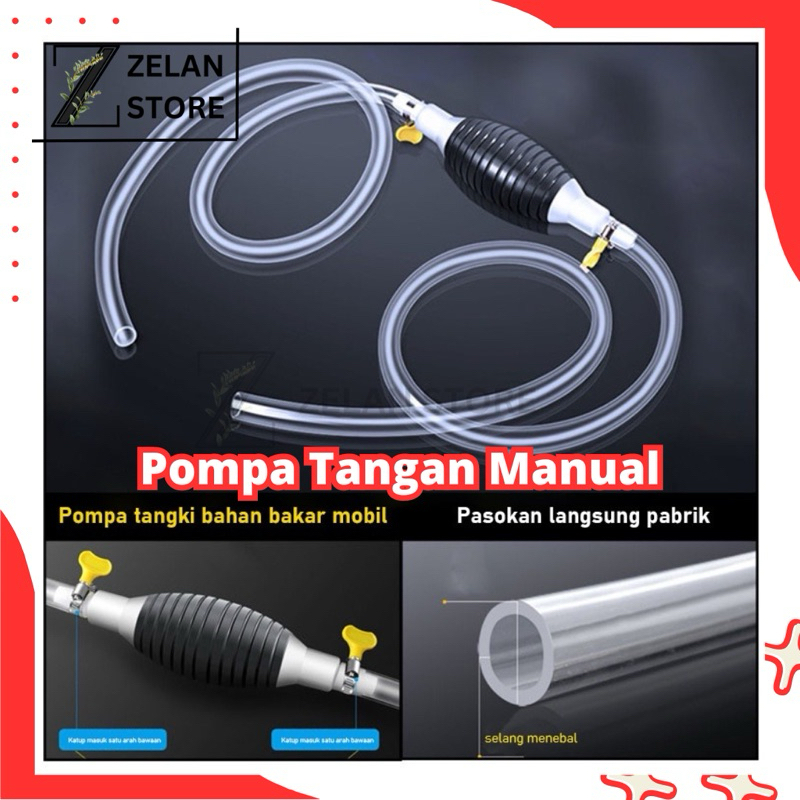 Jual Alat Pompa Bensin Manual Pump Tangan Penyedot Minyak Air Bensin ...